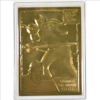 22K Gold George "The Animal" Steele Limted Edition Danbury Mint WWE ...