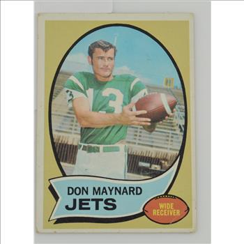 *$5 S&H* 1970 Don Maynard Jets Topps #254 Football Card | Property Room