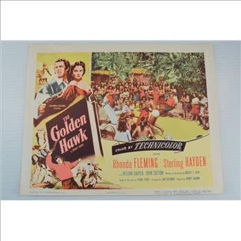 Original Vintage Movie Memorabilia "The Golden Hawk" 11X14 Lobby Card ...