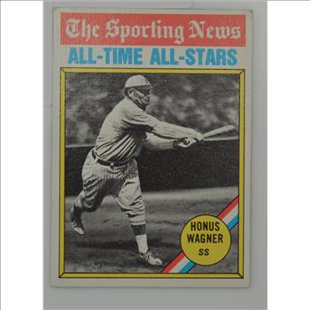 1976 All-Time All-Star Honus Wagner Topps #344 | Property Room