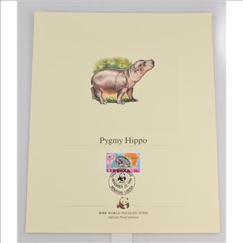 Beautiful Lithograph with Stamp - Would look great in a frame ...