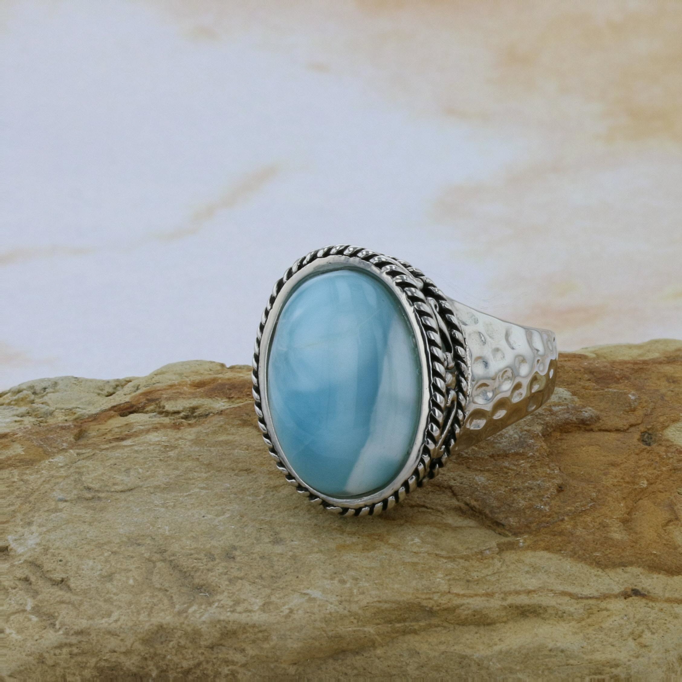 Sterling Silver Larimar Ring | Property Room