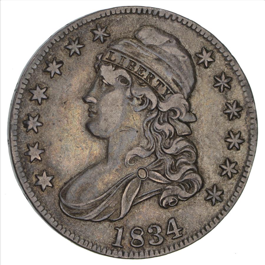 1834 Capped Bust Half Dollar- Circulated | Property Room