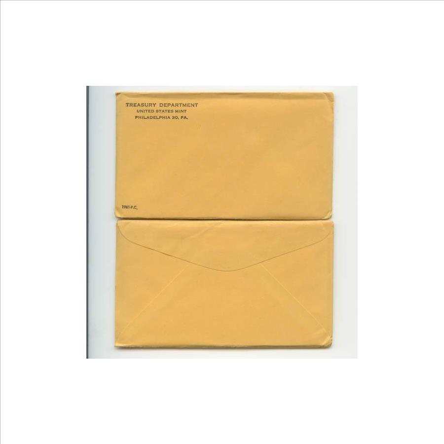 1961 Unopened (Envelope Still Sealed) U.S. Silver Proof Set - May ...