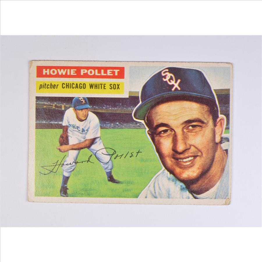 #262 Topps 1956 Howie Pollet - Chicago White Sox | Property Room