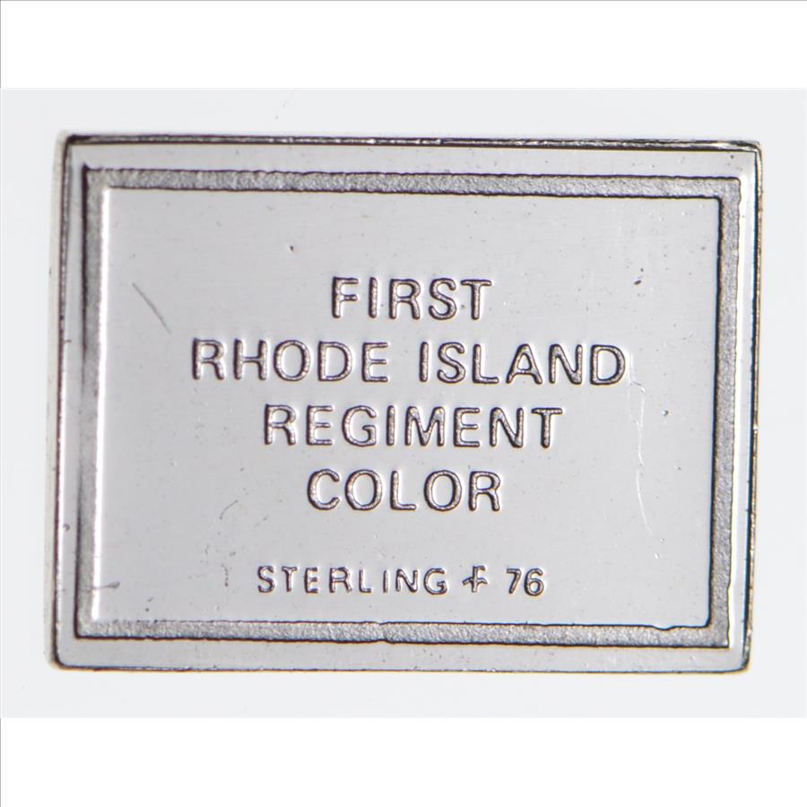 .925 Sterling Silver First Rhode Island Regiment Color - Flag Series ...