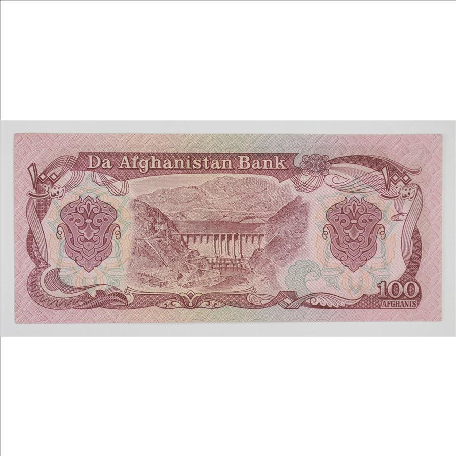Afghanistan Currency- 100 Afghanis - Rare Currency Note! | Property Room