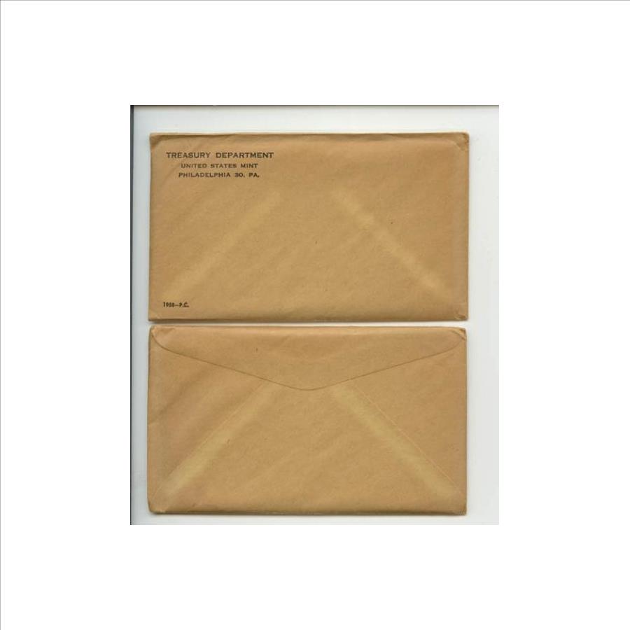 Better Date 1958 Silver Unopened (Envelope Still Sealed) U.S. Proof Set ...