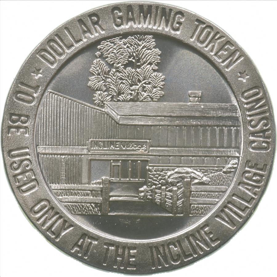 Collectible $1 Incline Village Casino Souvenir Chip 1960's Vintage ...
