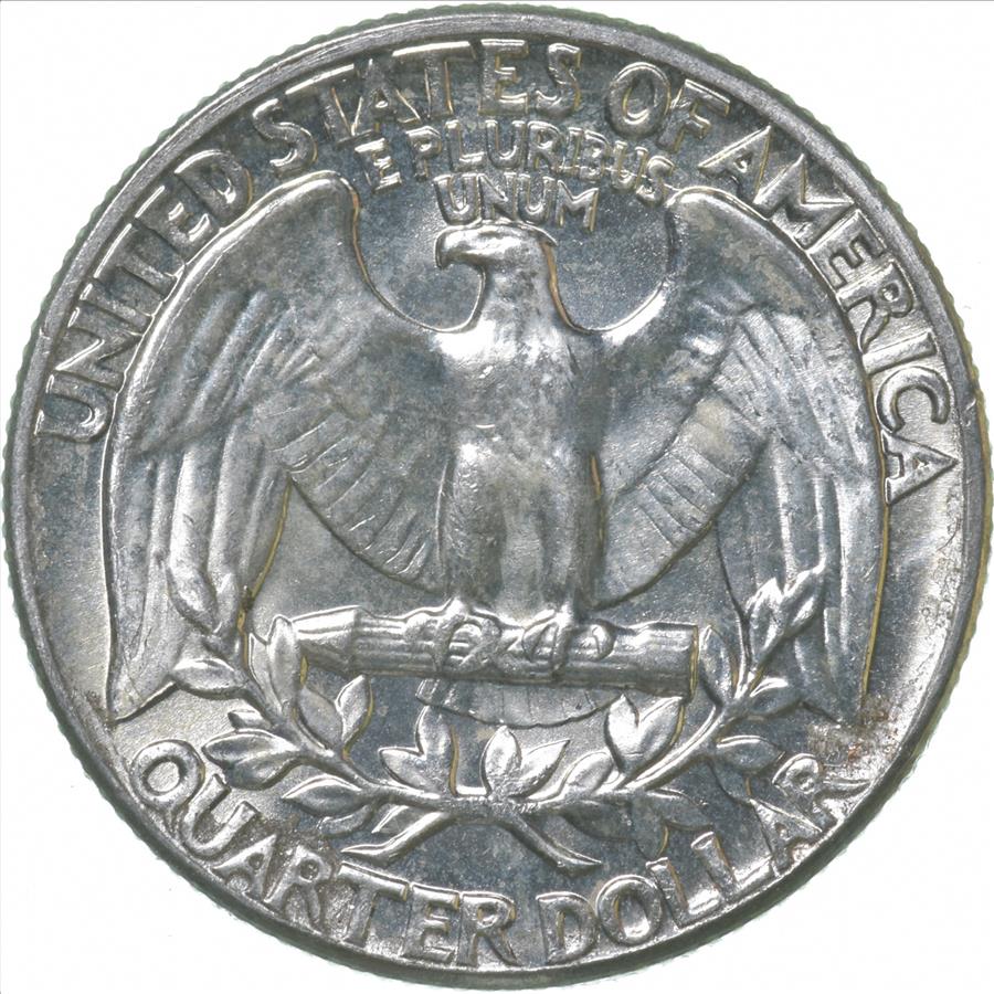 ERROR/Variety - Type B Reverse BU 1963 Washington Quarter - Silver ...