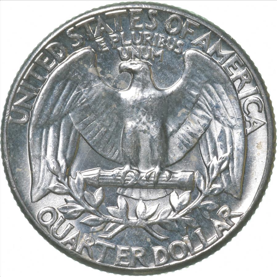 ERROR/Variety - Type B Reverse BU 1963 Washington Quarter - Silver ...