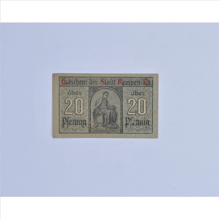 German - Notgeld Note - Historic - 1920's/30's Era - Great Art WWI ...