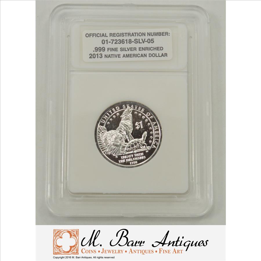 Historic Coin Collection - .999 Fine Silver Enriched 2013 Native ...