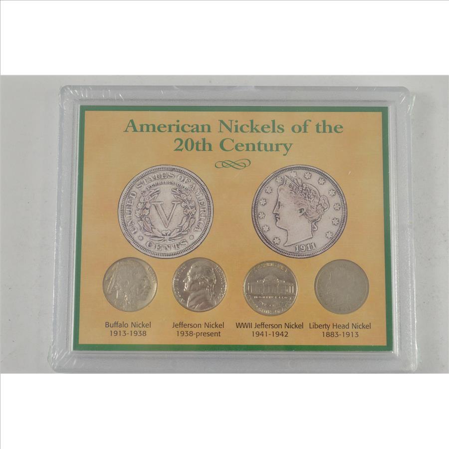 Historic Coin Collection - American Nickels Of The 20th Century Nicely ...