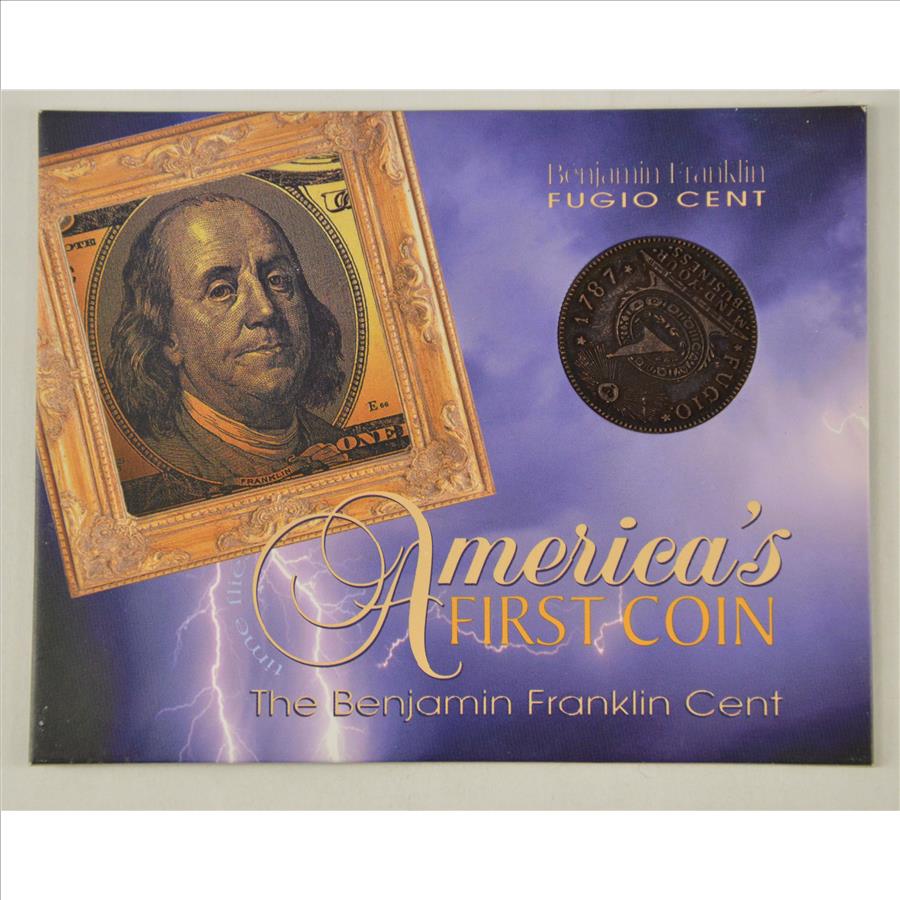 Historic Coin Collection - America's First Coin - Benjamin Franklin ...