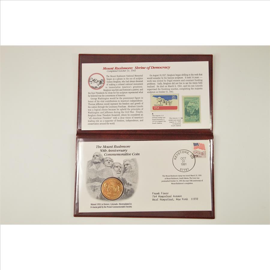 Historic Coin Collection - The Mount Rushmore 50th Anniversary ...