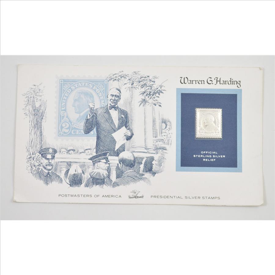 Historic Coin Collection - Warren G Harding Official Sterling Silver ...