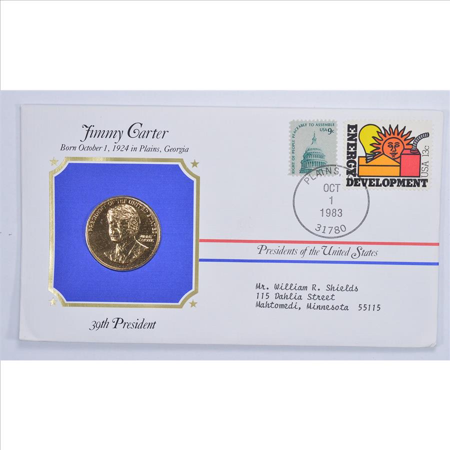 Historic - Presidents of the United States Jimmy Carter Medal - 39th ...