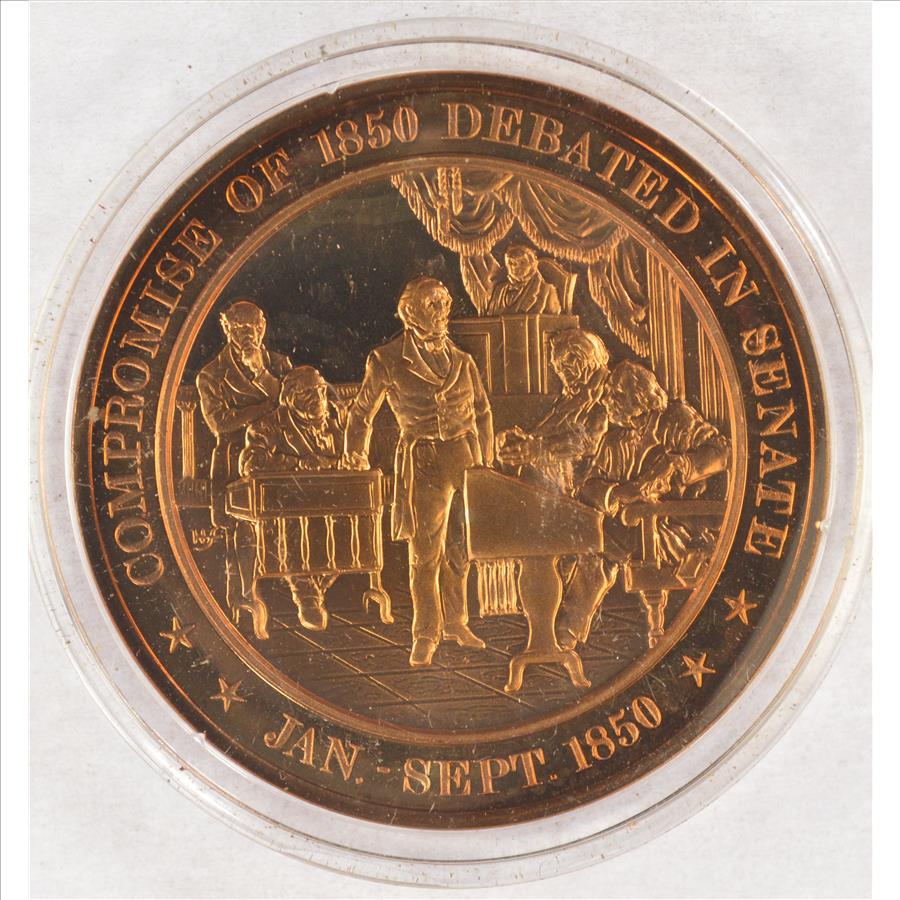 Jan.-Sept. 1850 Compromise Of 1850 Debated In Senate - Bronze Historic ...