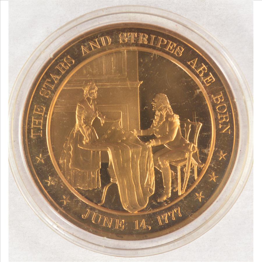 June 14, 1777 The Stars And Stripes Are Born - Bronze Historic ...