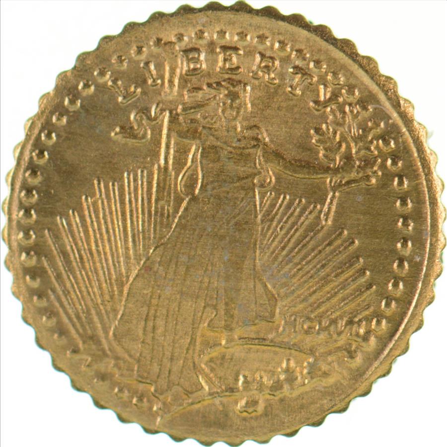 MINI Saint Gauden's Replica Gold Coin | Property Room
