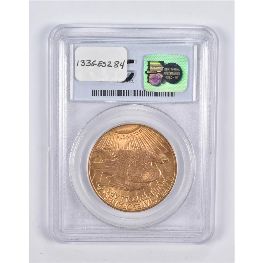 MS63 1915 $20 Saint-Gaudens Gold Double Eagle CAC PCGS | Property Room