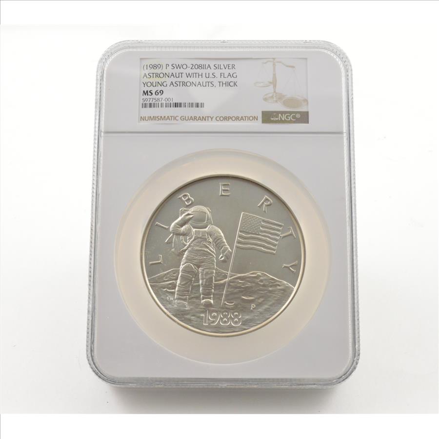 MS69 (1989) P Young Astronauts - SWO-20811A Silver - 12 Oz Silver NGC ...
