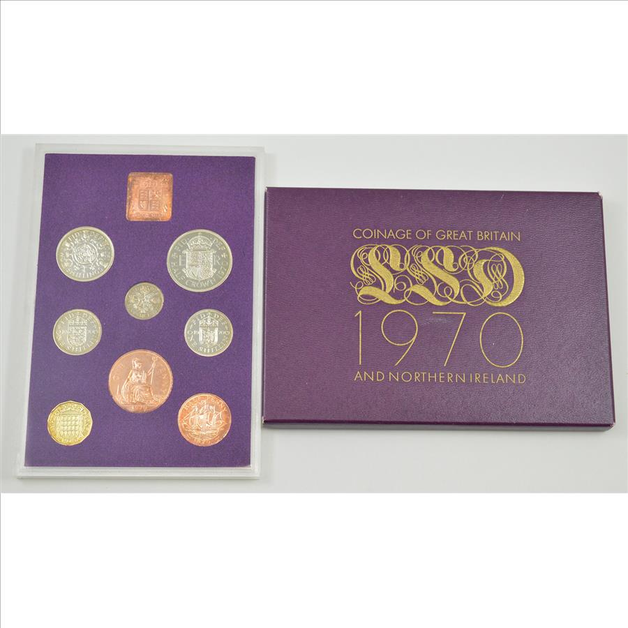 Nice! - 1970 Coinage of Great Britain and Northern Ireland 8 Coins - World Coin Set | Property Room