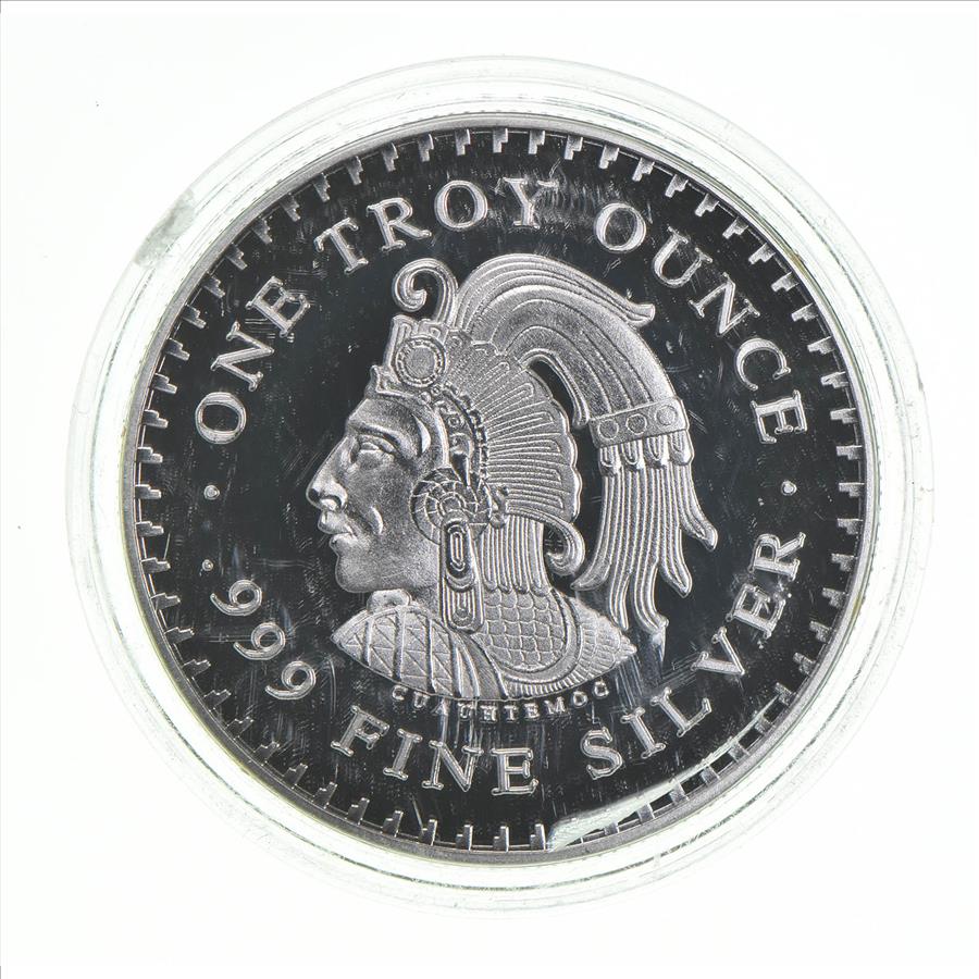 PROOF - 1 Oz 999 Silver Aztec Mayan Calendar Collectible Coin Medal ...
