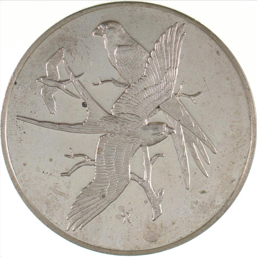 Roberts Birds - Swallow-Tailed Kite Silver Charles Coin Collection ...