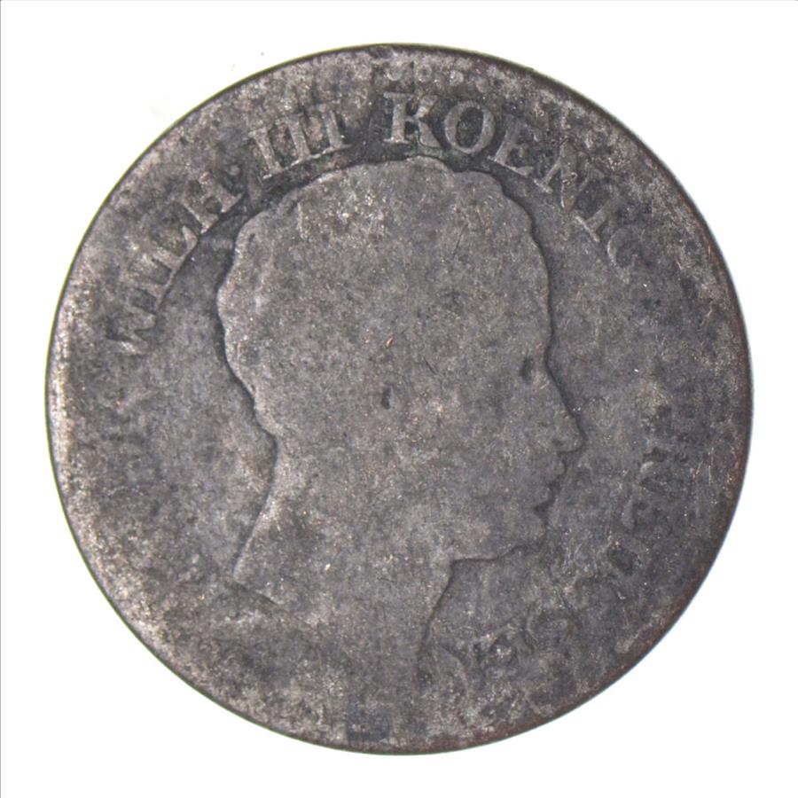 SILVER - 1825 German States Prussia 1 Silber Groschen - World Silver ...