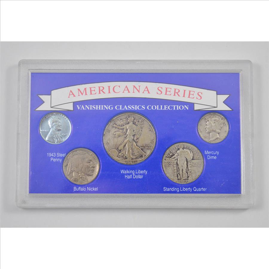 SILVER Coin Set Americana Series Vanishing Classics Historic US ...