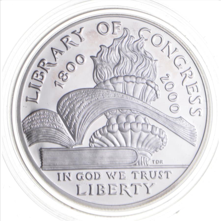 SILVER Proof 2000 Library Of Congress Bicentennial Commemorative US ...