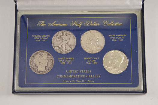 SILVER Coin Set The American Half Dollar Collection Historic US ...