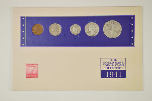 SILVER Coin Set The World War II Coin & Stamp Collection 1941 Historic ...