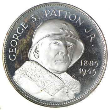 Sterling Silver! Historic George S. Patton Jr. - 27.0 grams .925 ...