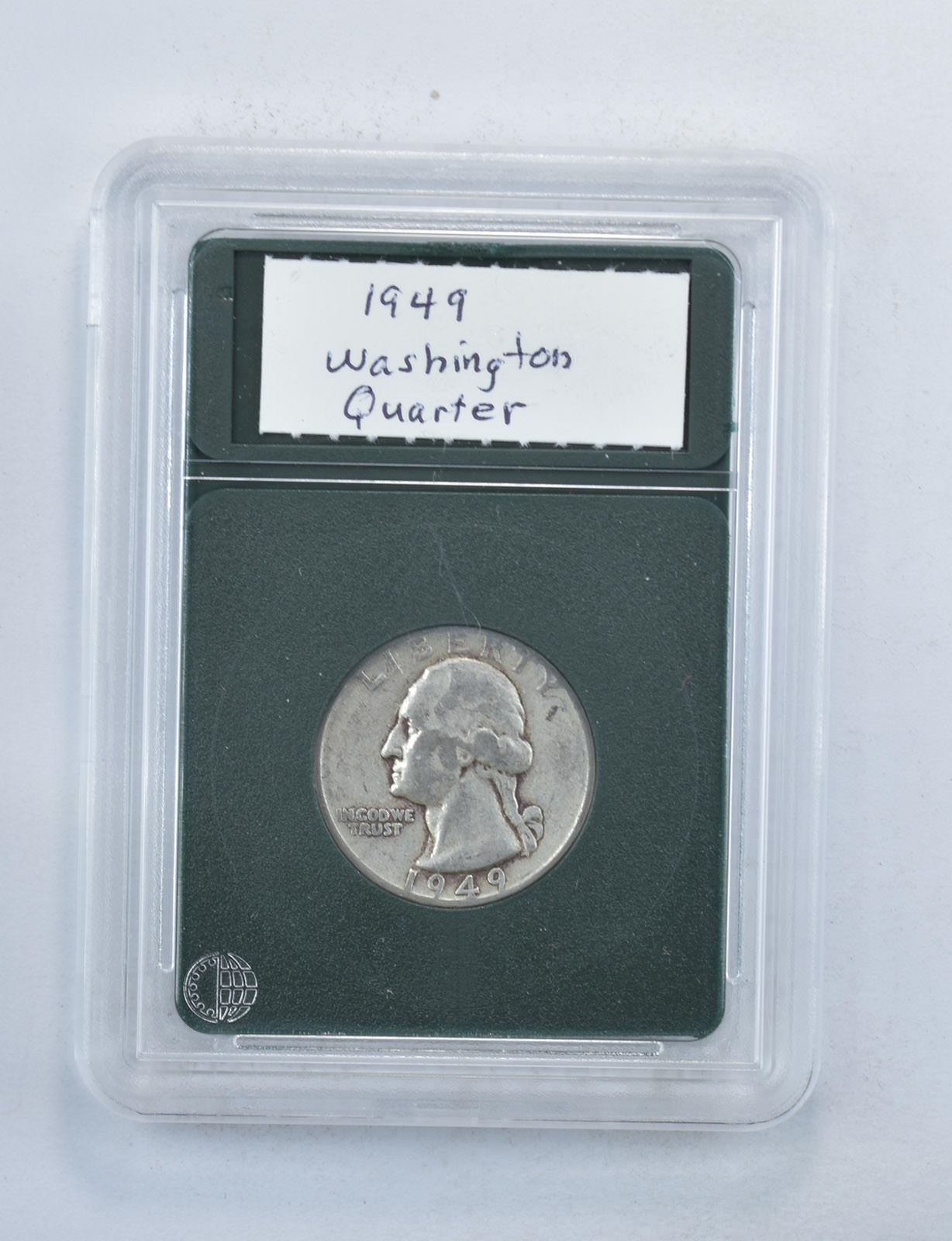 1949 Washington Quarter - Fancy Display Holder | Property Room