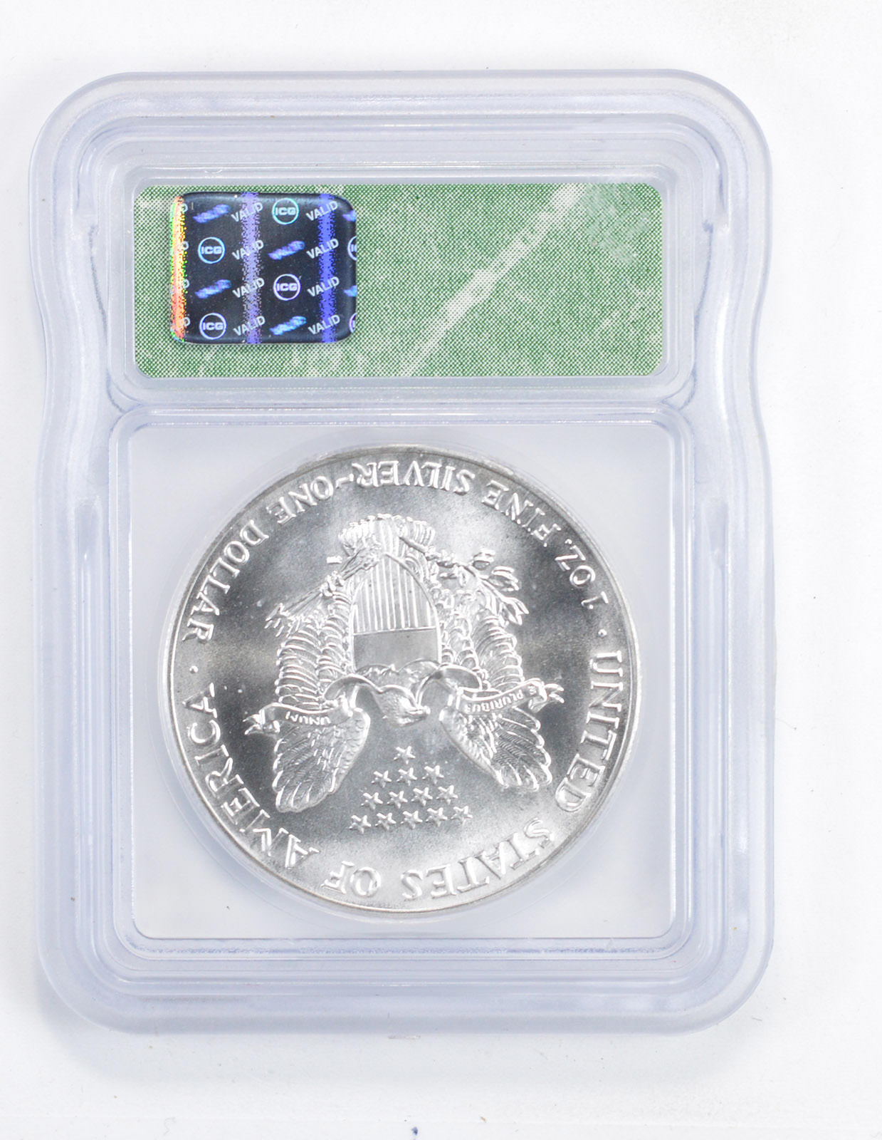 MS69 1990 American Silver Eagle - Graded ICG | Property Room