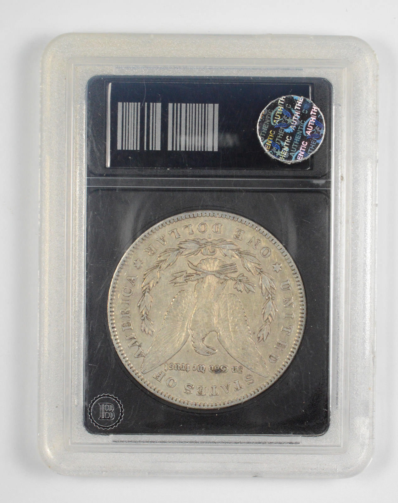 VG 1878-S Morgan Silver Dollar - Authenticated - Fancy Display Holder ...