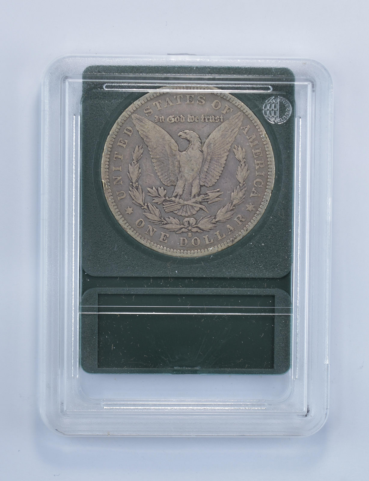 XF 1879-S Morgan Silver Dollar - Fancy Display Holder | Property Room