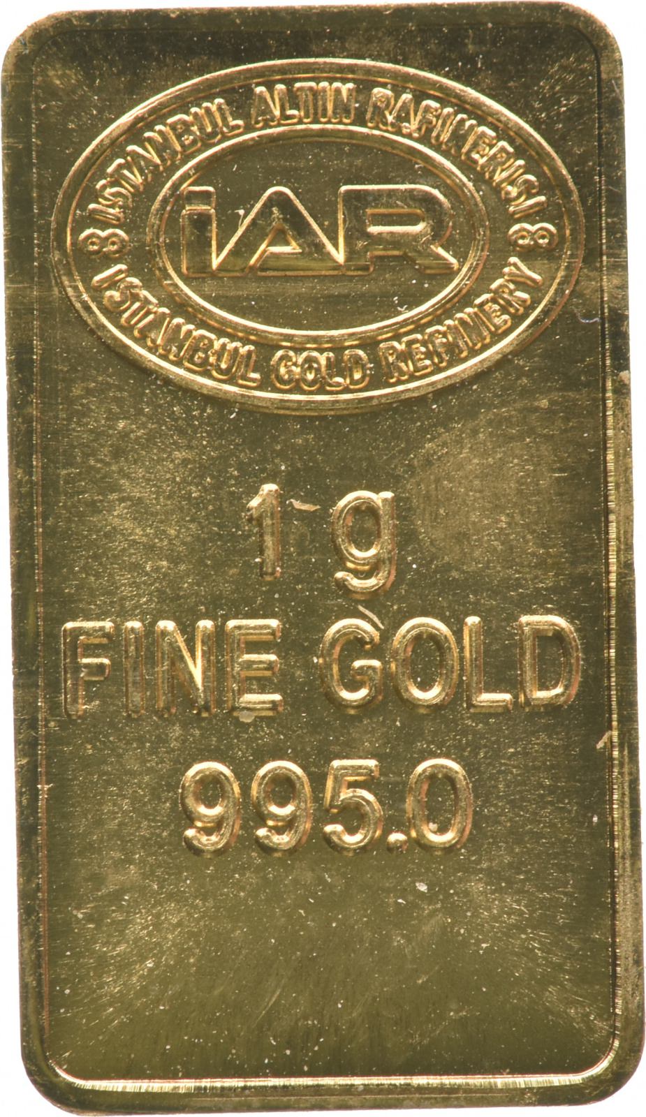 1 Gram Istanbul Gold Refinery Gold Bar | Property Room