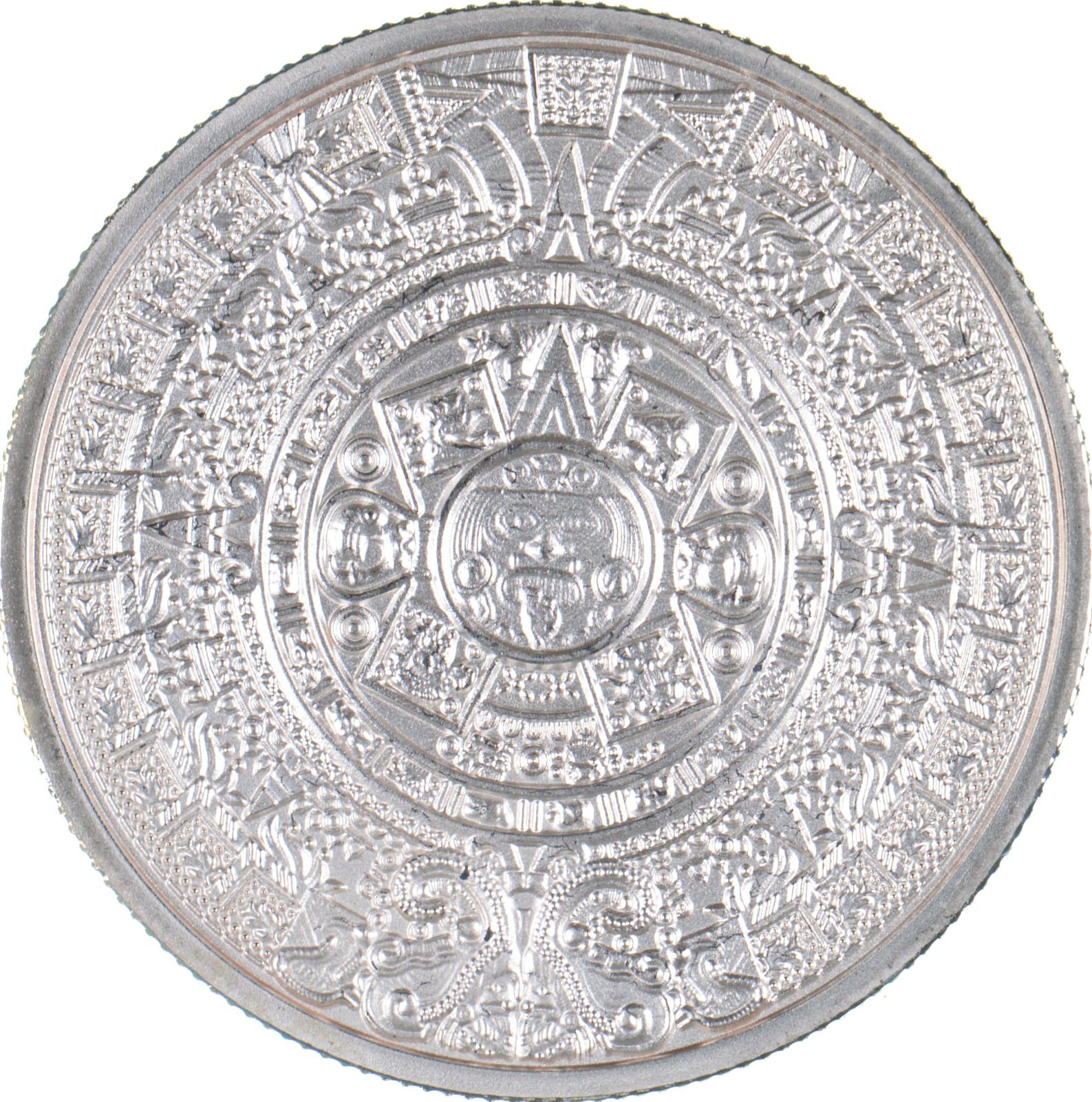 1 Oz 999 Silver Aztec Mayan Calendar Collectible Coin Medal Bullion ...