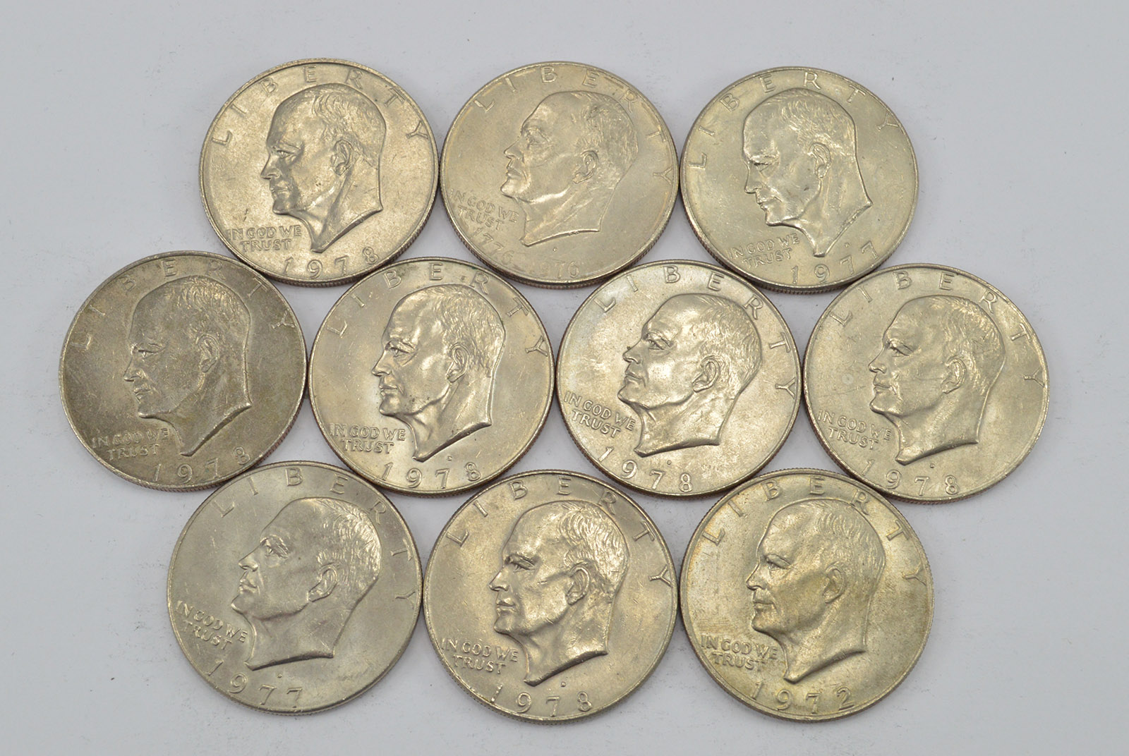 10 Assorted Eisenhower Ike Dollars | Property Room