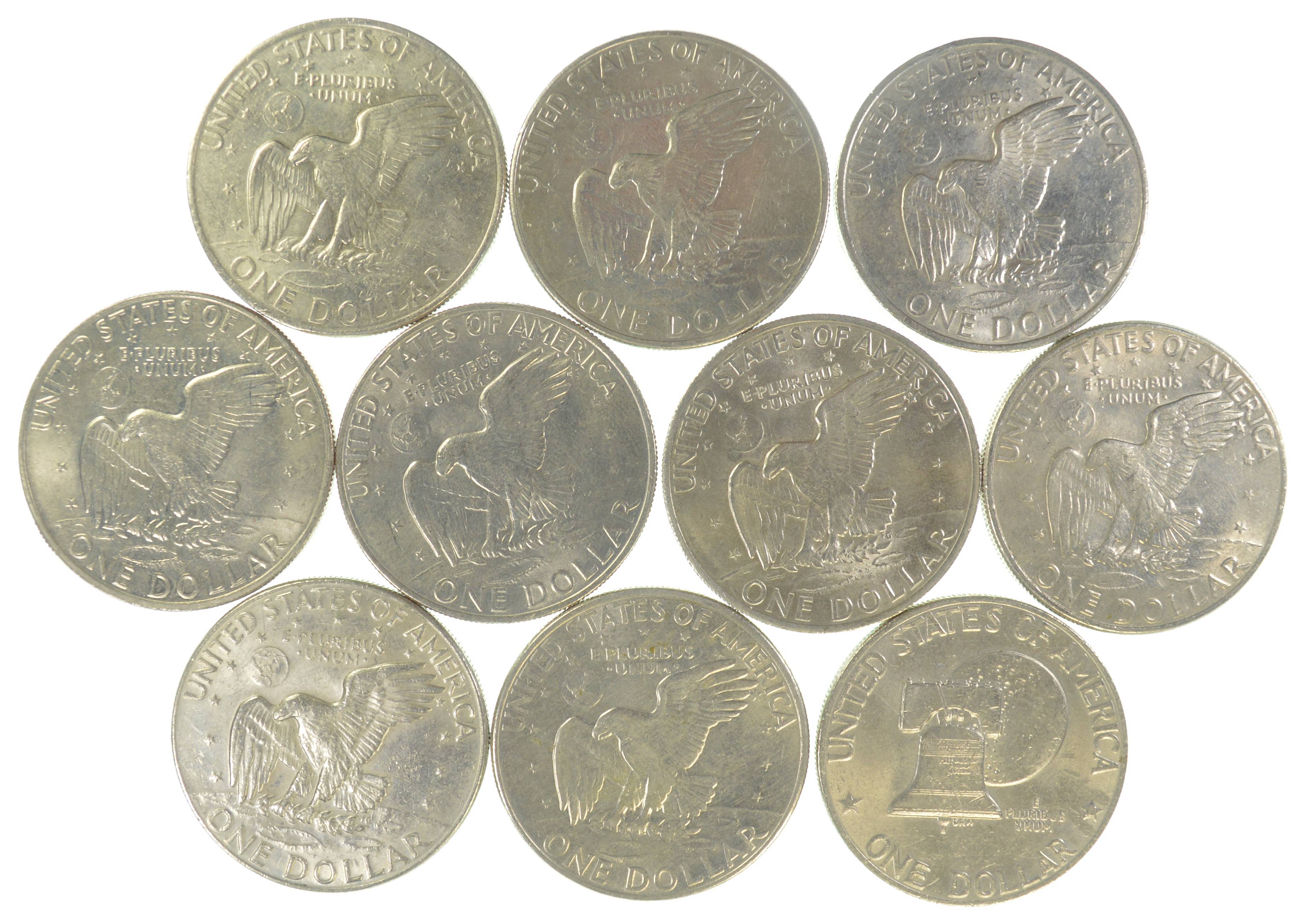 10 Assorted Eisenhower Ike Dollars | Property Room
