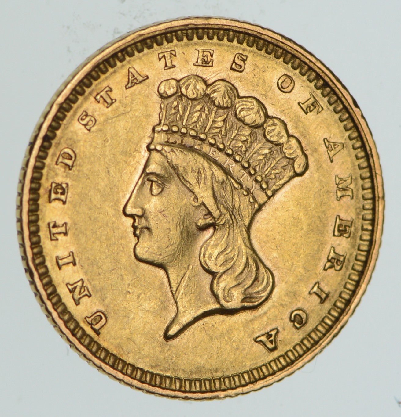 $1.00 United States Gold Coin - 1861 Liberty Head - Historic | Property ...