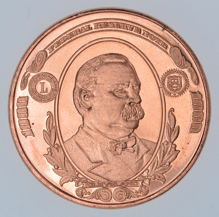 $1000.00 Cleveland - Currency Tribute Series - 1 Oz .999 Fine Copper ...