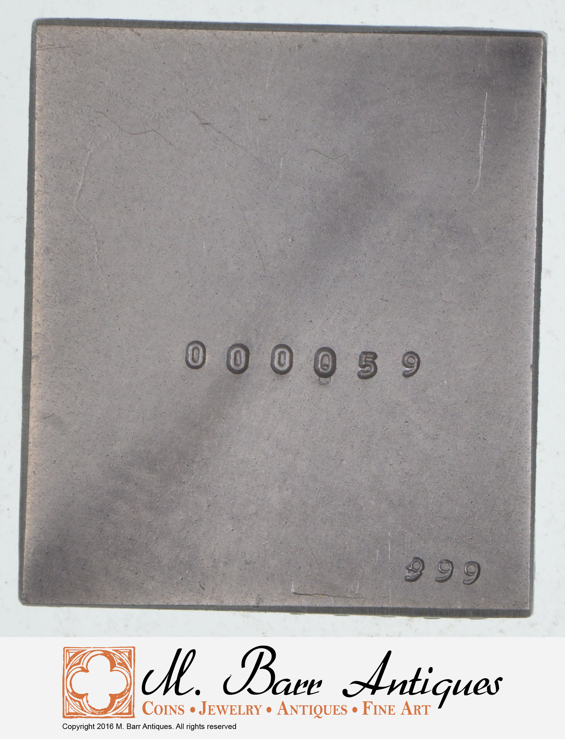 10.2 Grams - .999 Fine SIlver - Historic Stamp! - LIMITED | Property Room