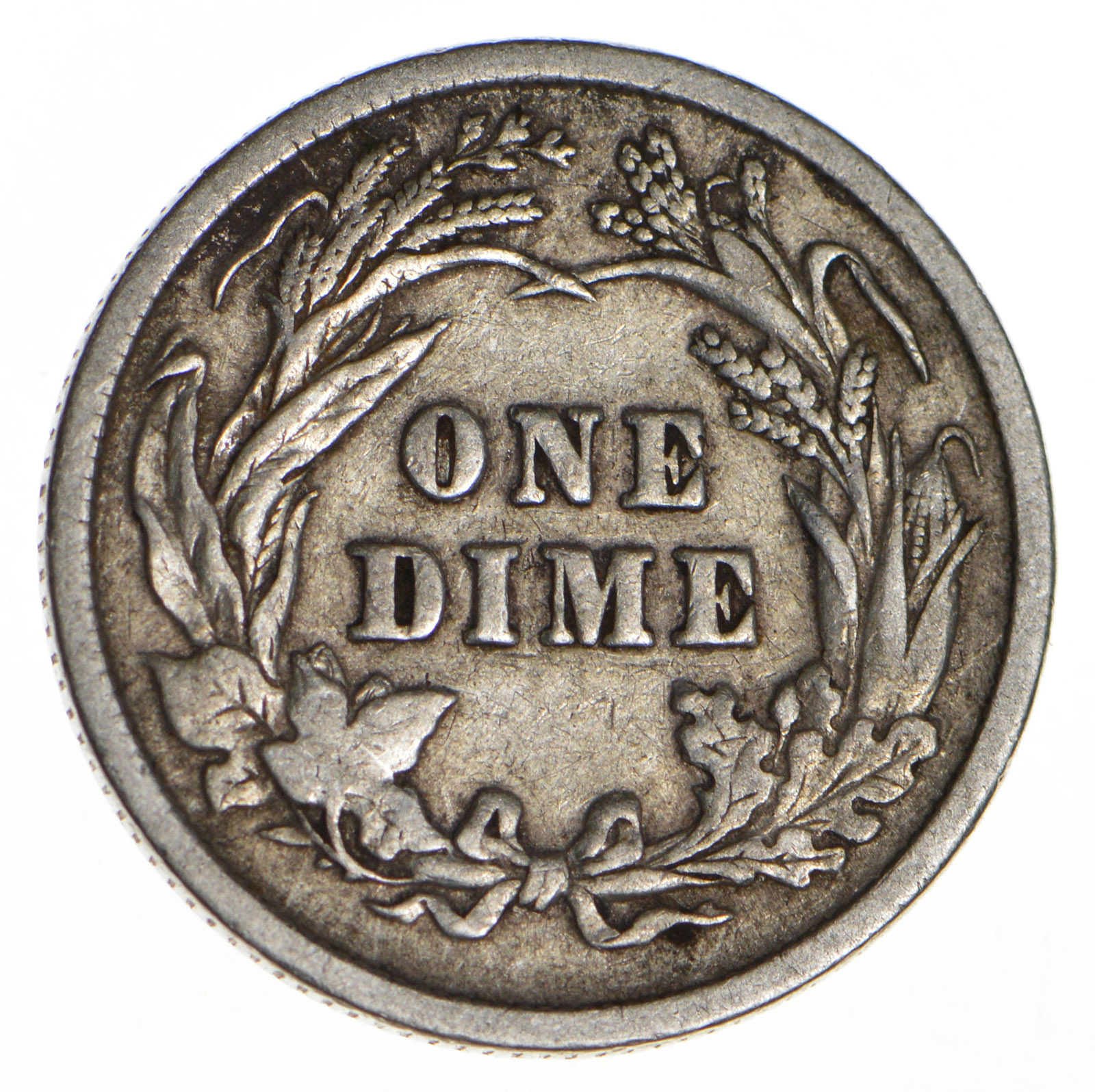 10c - Choice - 1898 - Barber Dime - Look at the Detail! | Property Room