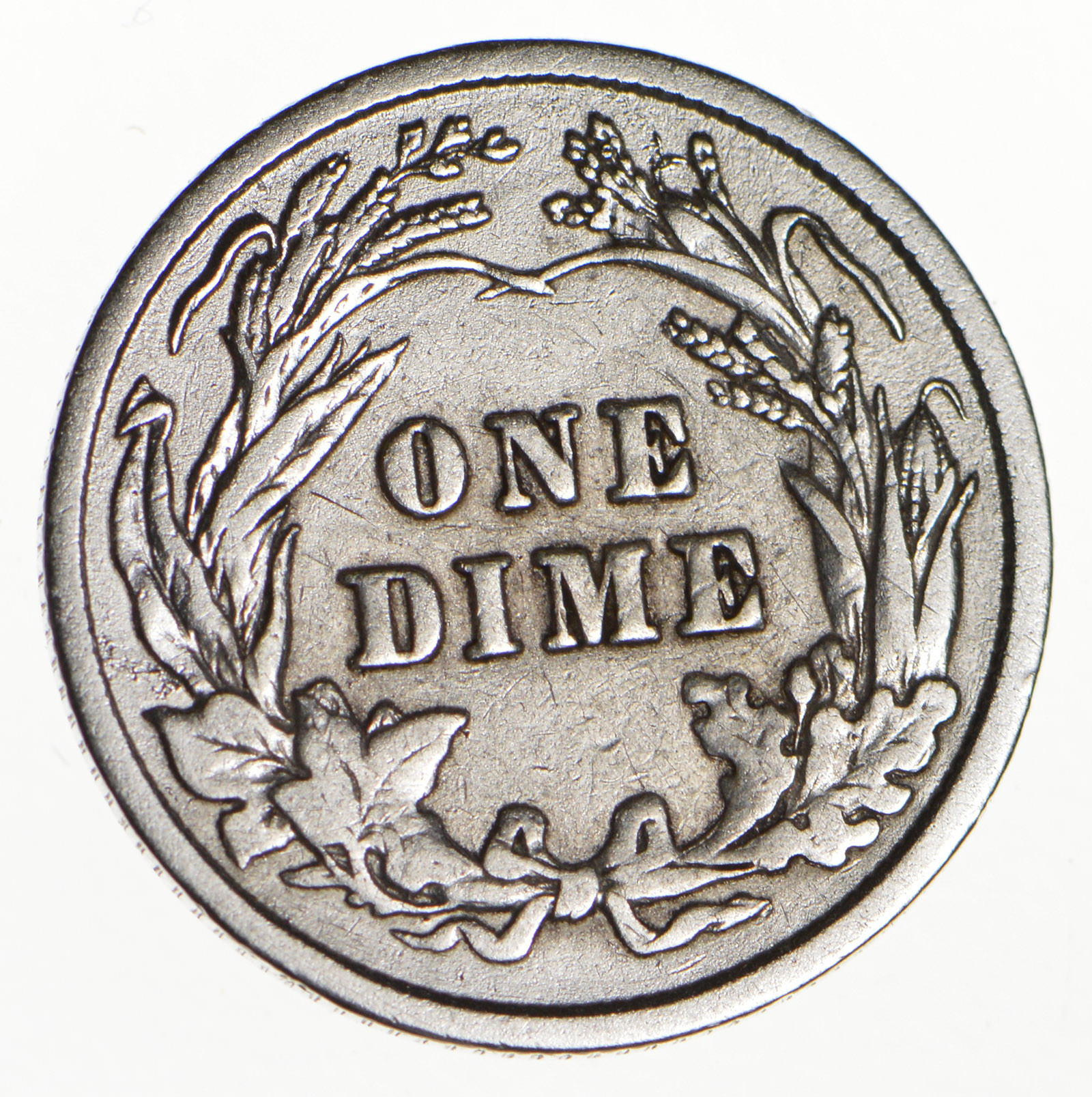 10c - Choice - 1901 - Barber Dime - Look at the Detail! | Property Room