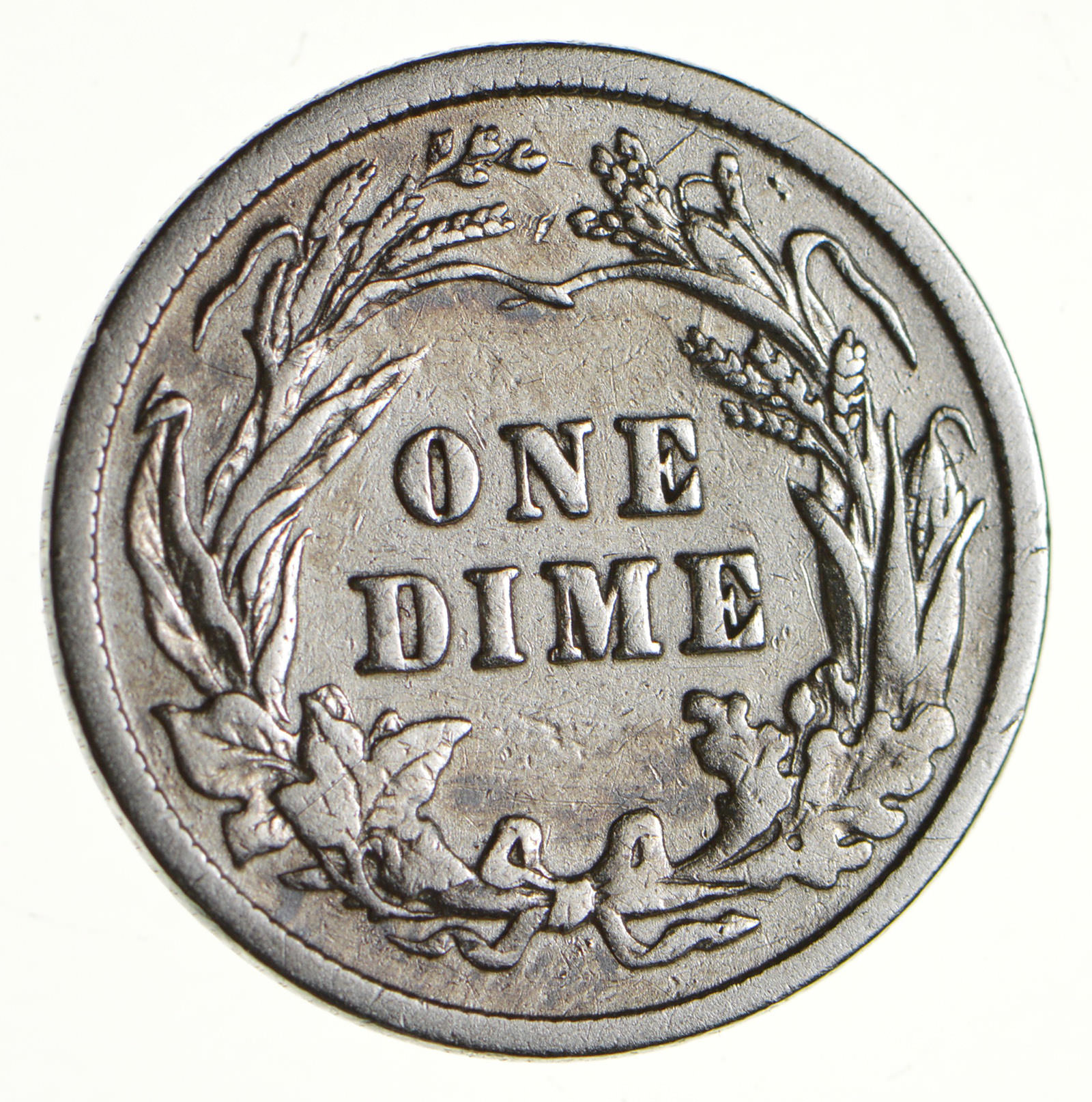 10c - Choice 1901 Barber Dime - Look at the Detail! | Property Room